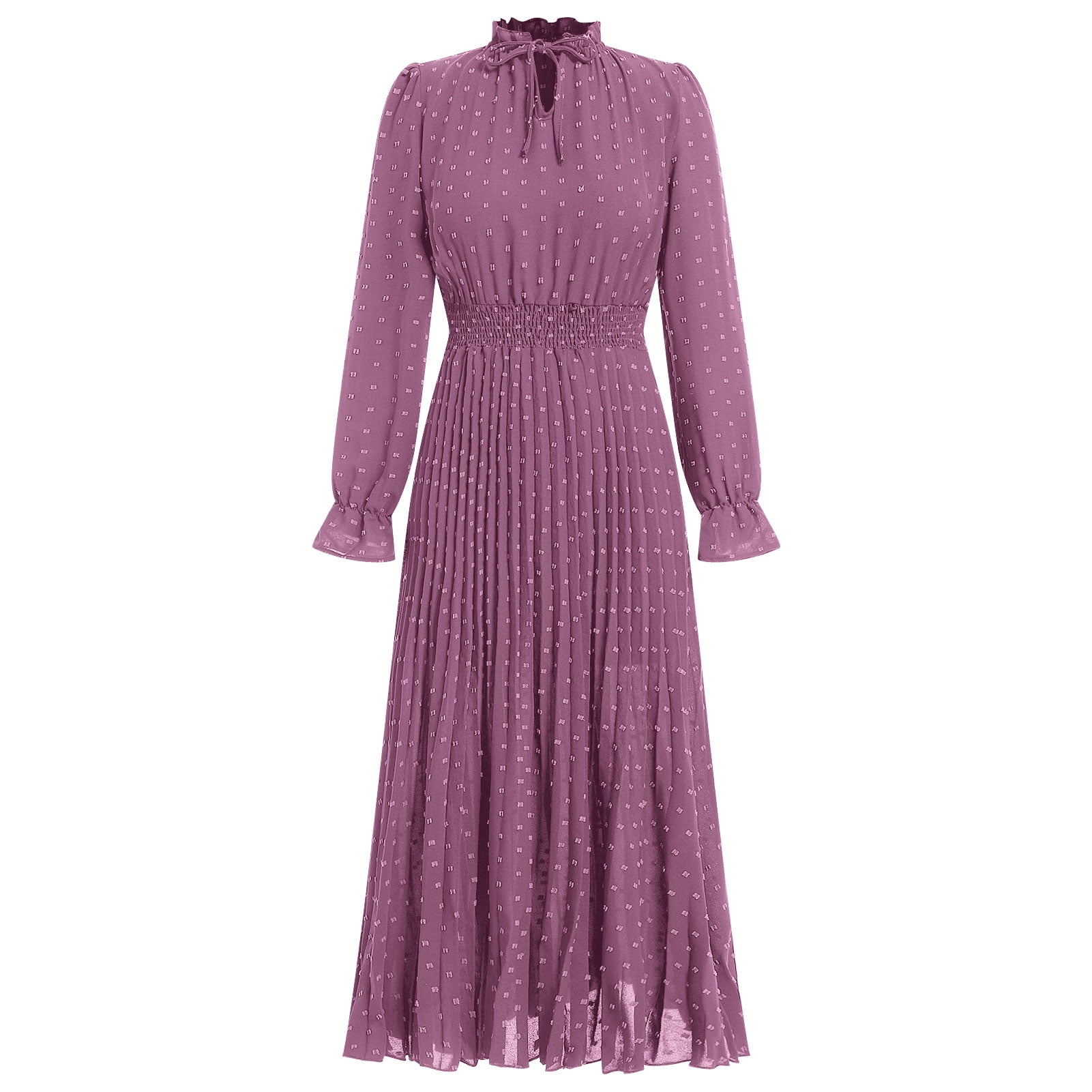 OBEEII Women Plus Size Dresses Spring Summer Maxi Dress Beach Boho Tie ...