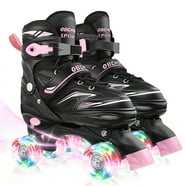 Chicago Skates Adjustable Inline Training Skate Combo Set Black/Blue ...