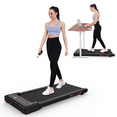 OBENSKY Portable Mini Treadmill, 2.25HP Under Desk Walking Pad w ...