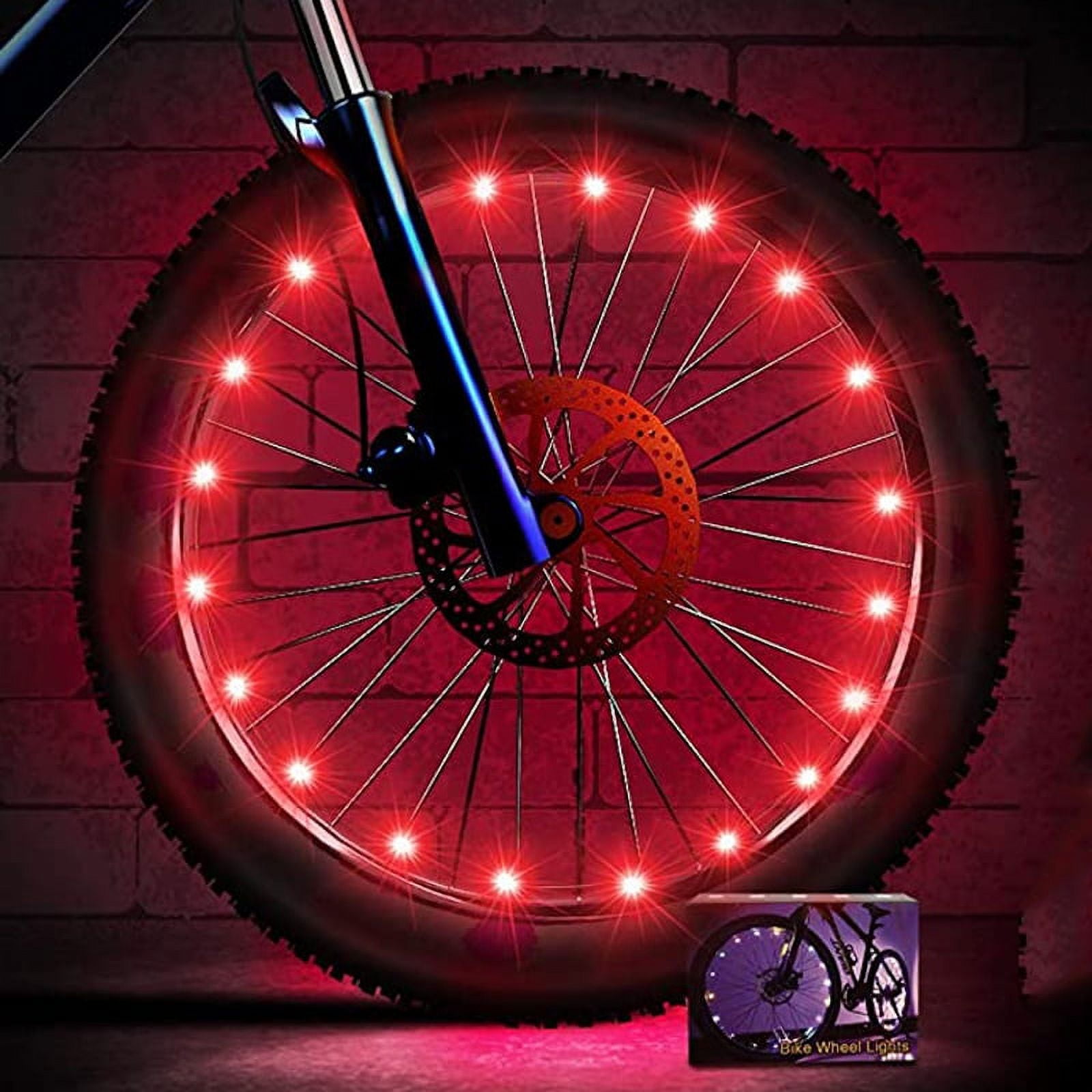 OBOSOE 1 Wheel LED Bicycle Wheel Light,LED Wheelchair Light,Waterproof ...