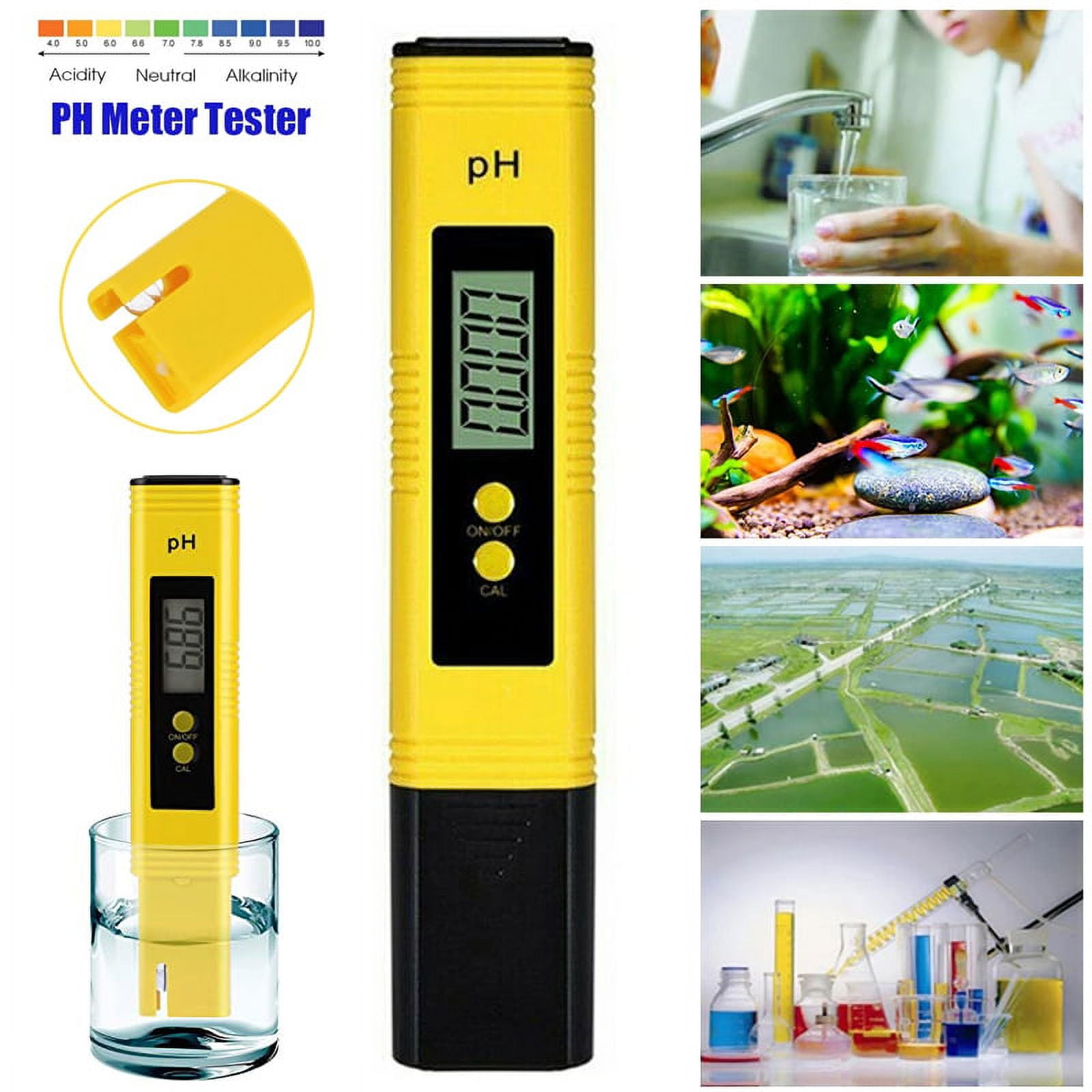 OBOSOE Digital PH Meter,High Accuracy PH Meter,Water PH Meter, Digital ...