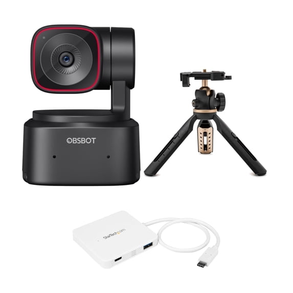 OBSBOT Tiny 2 Lite AI-Powered 4K PTZ Webcam with Advanced CMOS Sensor ...
