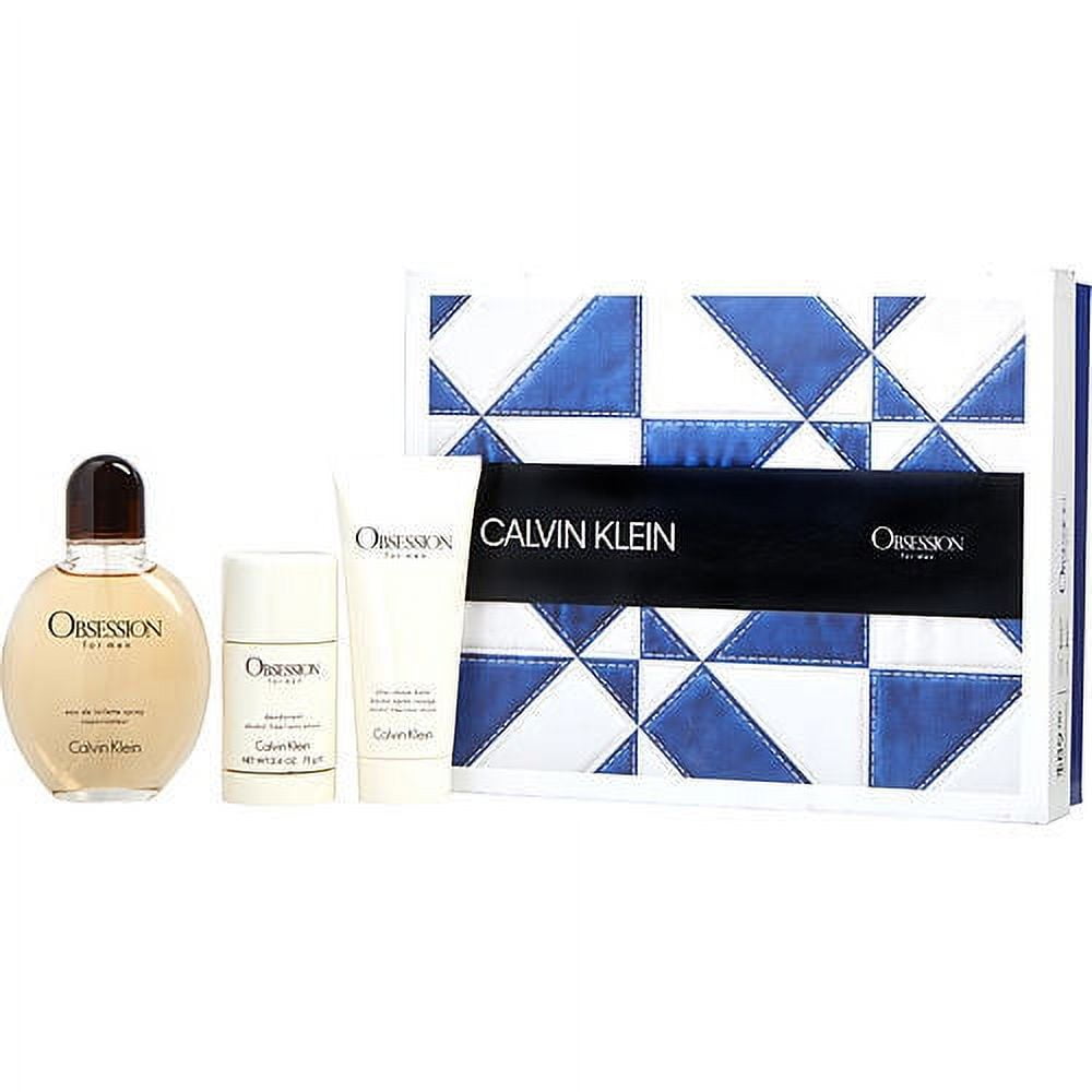 Calvin Klein Obsession Cologne Spray, Men's Gift Set Perfume, 4.2 Oz ...