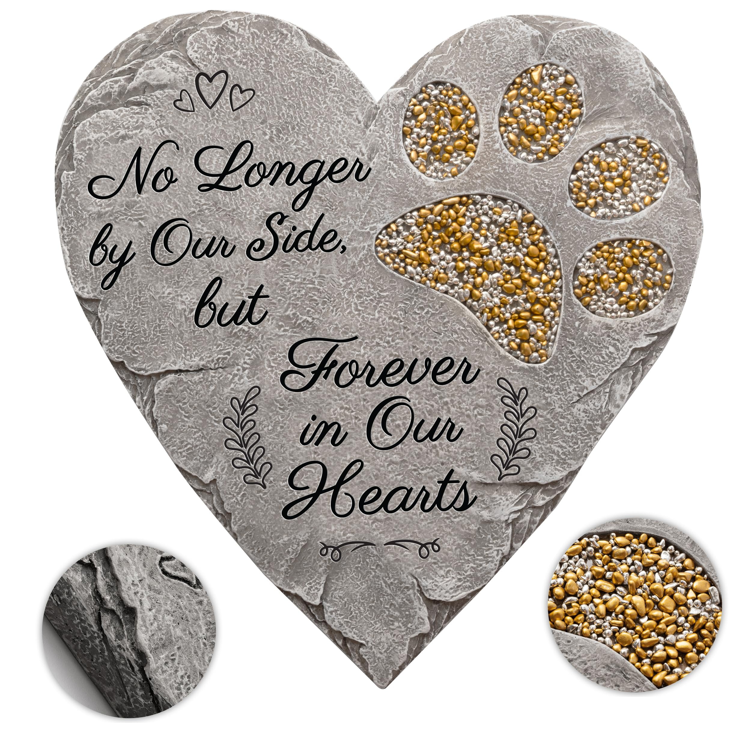 OBSI Dog Memorial Gifts OIF8 for Loss of Dog Sympathy Gift - Rainbow Bridge Dog Memorial Stone ...