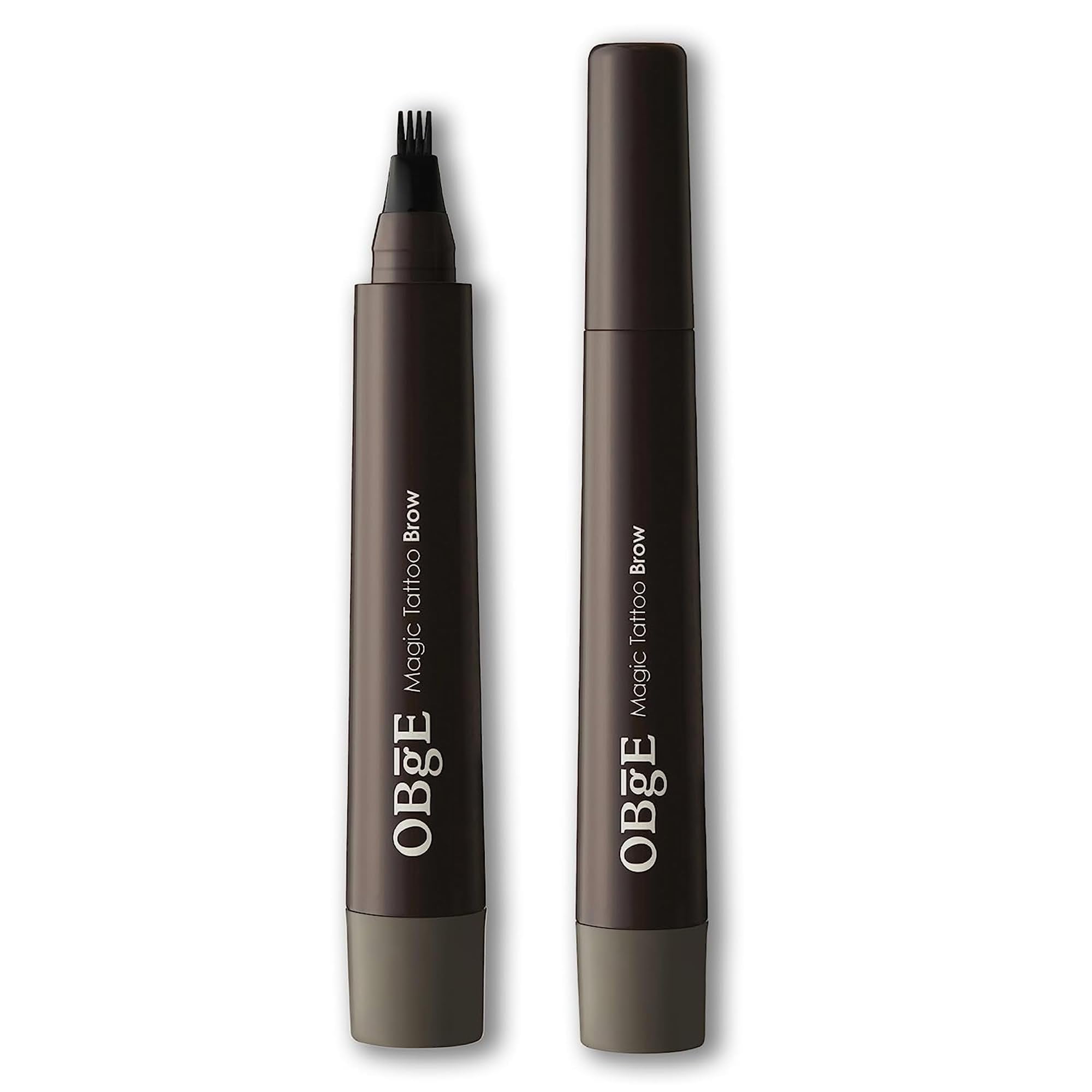 OBgE Magic Tattoo Brow (Natural Gray, 0.1oz) - Fork-Tip Eyebrow Pen for ...