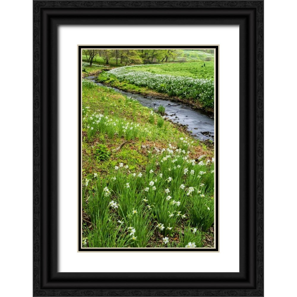OBrien, Jay 11x14 Black Ornate Wood Framed with Double Matting Museum ...