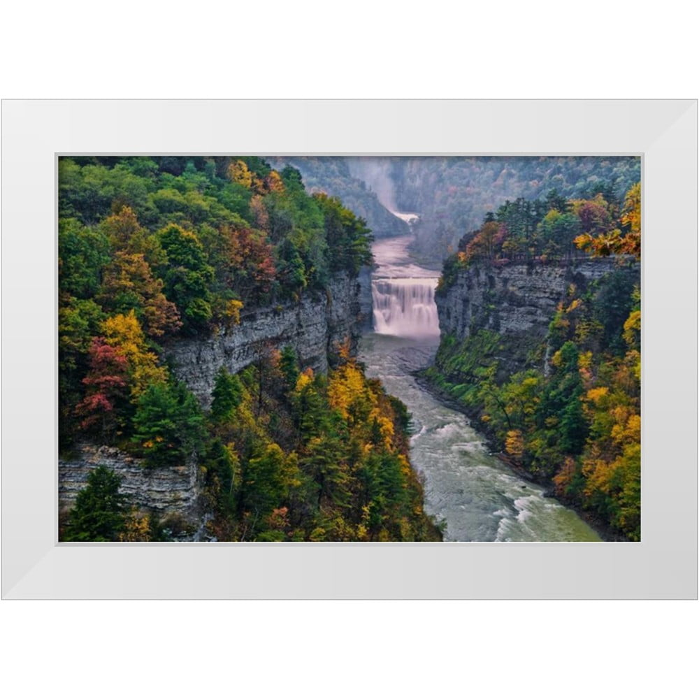 OBrien, Jay 14x11 White Modern Wood Framed Museum Art Print Titled - NY ...