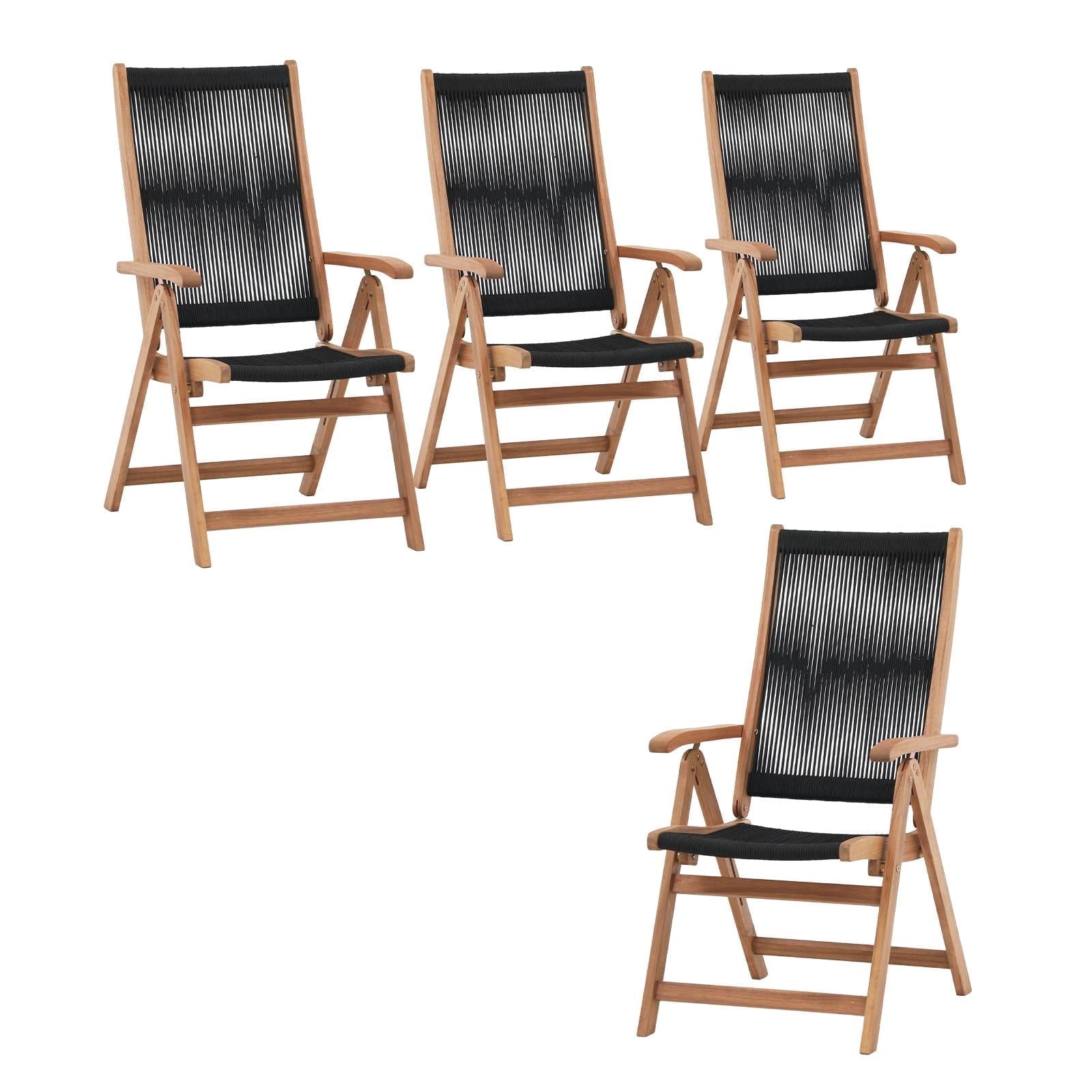 OC Orange-Casual Folding Outdoor Dining Chair, Patio FSC Certified ...