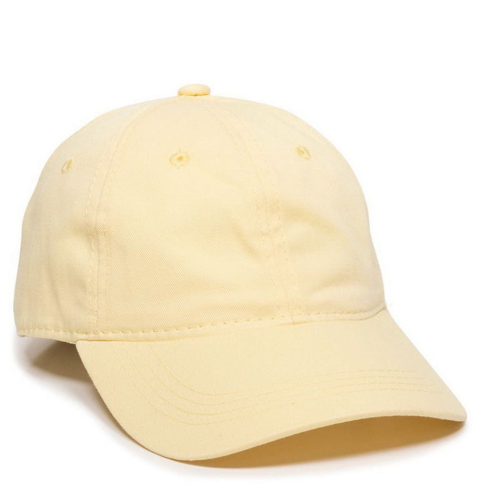 OC Sports GWT-111 Adjustable Strap Garment Wash Cotton Cap - Butter ...