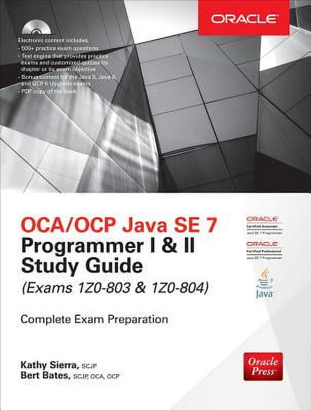 OCA/OCP Java SE 7 Programmer I & II Study Guide - Walmart.com