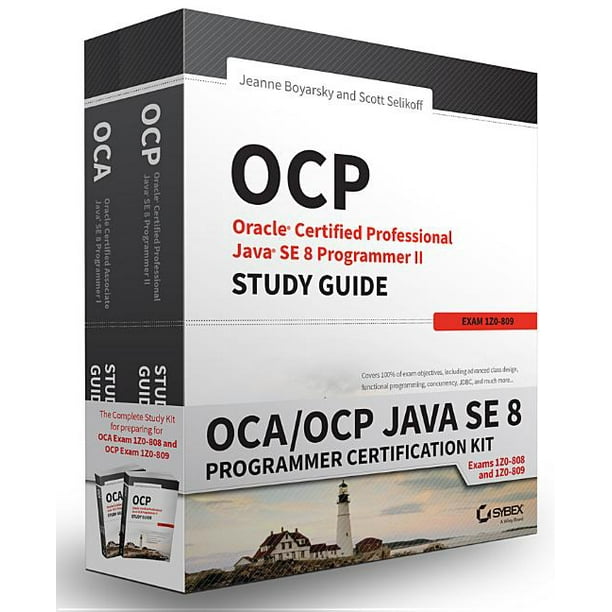 OCA/OCP Java SE 8 Programmer Certification Kit : Exam 1Z0-808 and Exam 1Z0-809 - Walmart.com