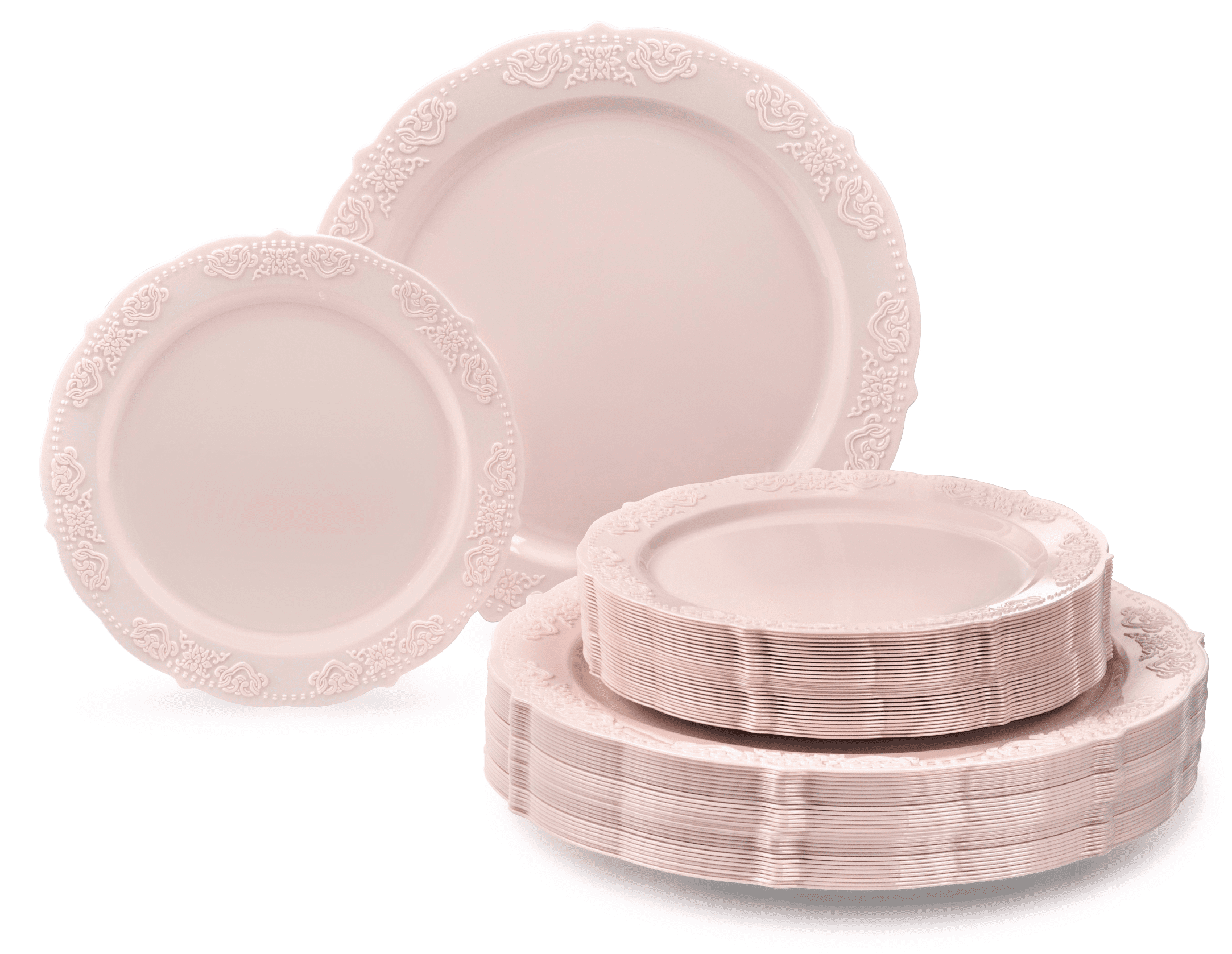 " OCCASIONS " 100 Plates Pack,(50 Guests) Vintage Wedding Party ...