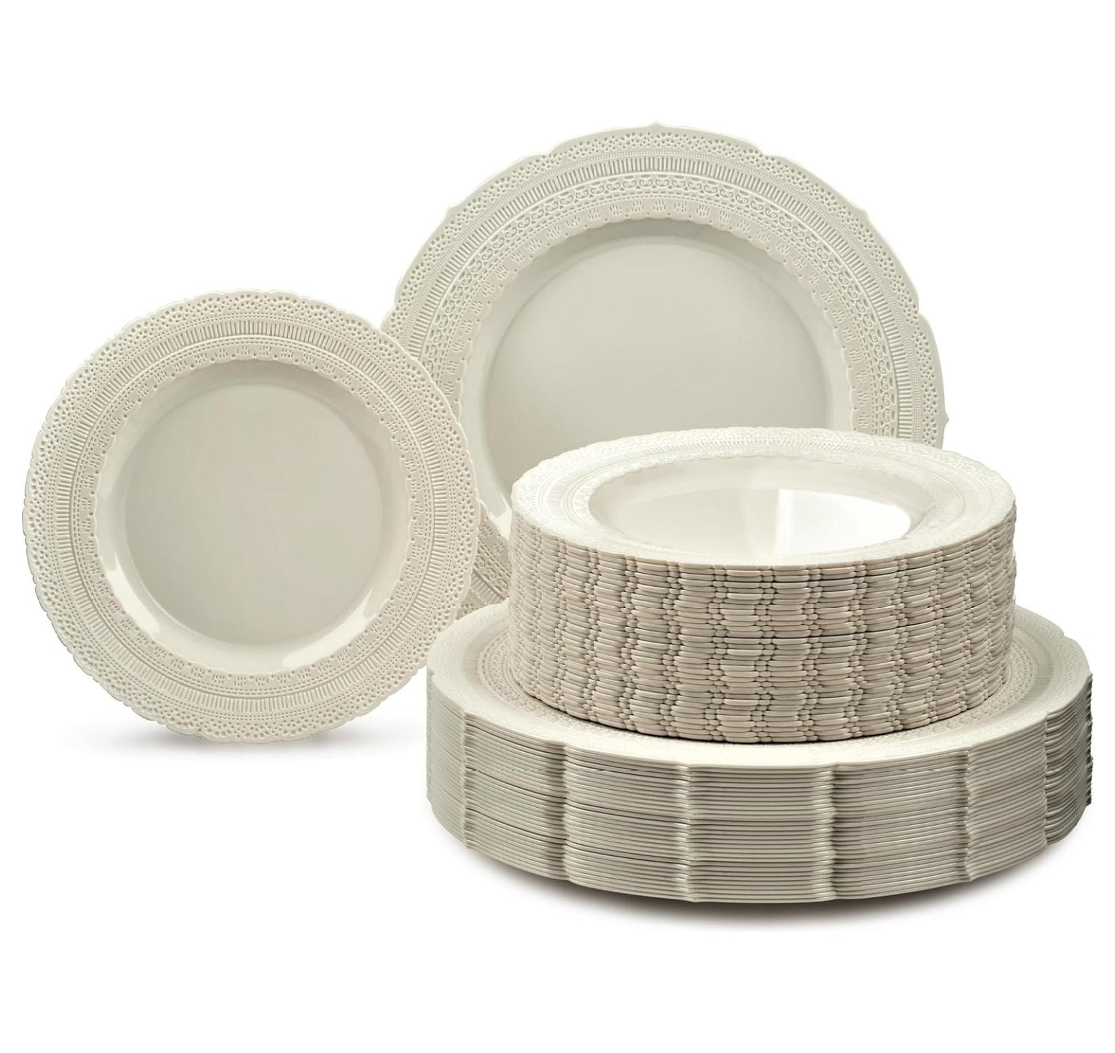 " OCCASIONS " 120 Plates Pack,(60 Guests) Extra Heavyweight Vintage ...