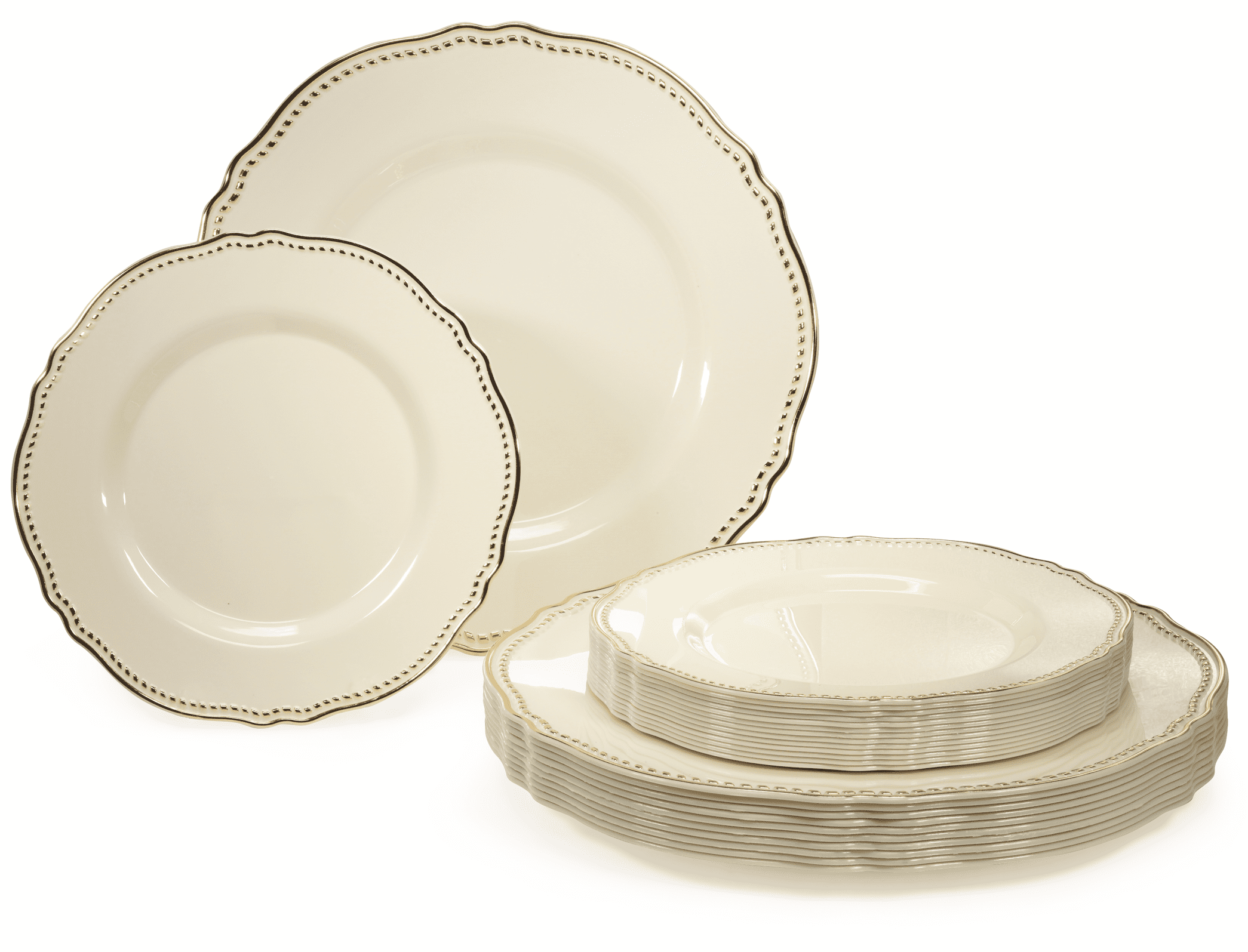 " OCCASIONS " 120 Plates Pack,(60 Guests) Heavyweight Premium Wedding ...