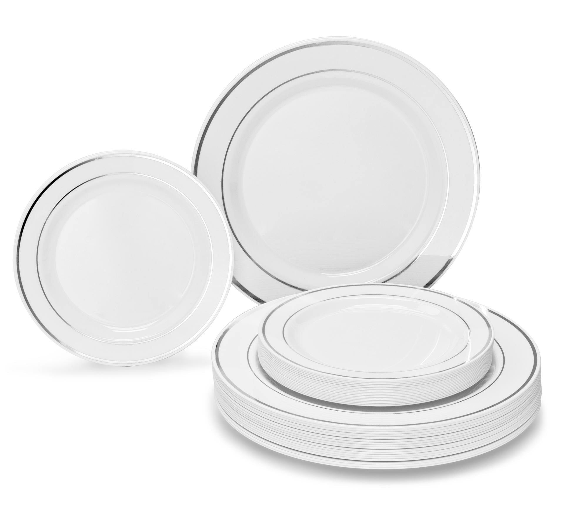 " OCCASIONS " 120 Plates Pack,(60 Guests) Heavyweight Premium Wedding ...