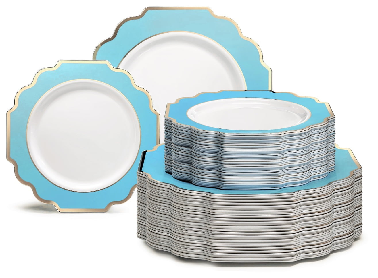 " OCCASIONS " 120 Plates Pack,(60 Guests) Heavyweight Wedding Party ...