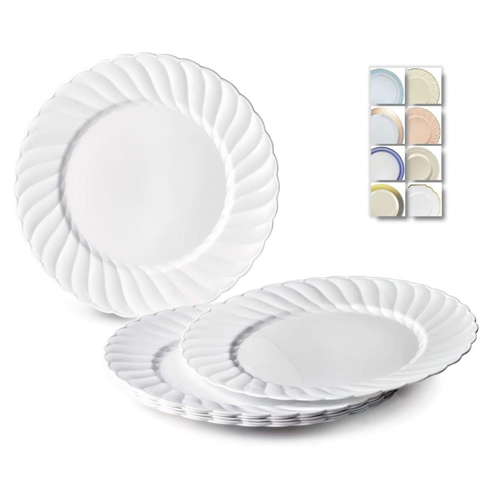 " OCCASIONS " 120 Plates Pack, Heavyweight Wedding Party Disposable ...