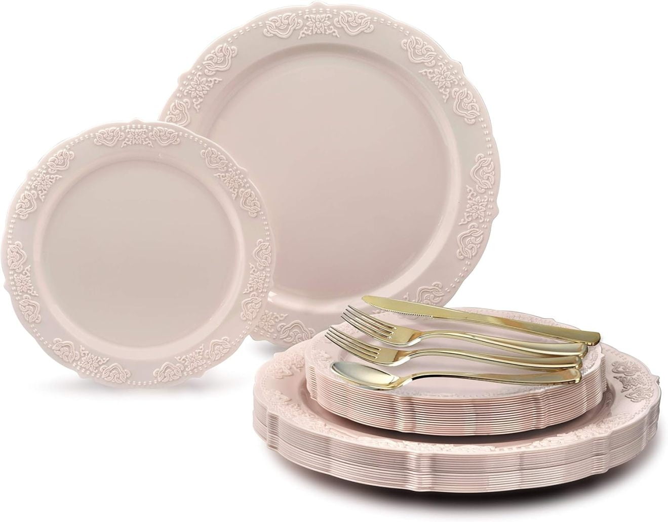 " OCCASIONS " 150 Piece set (25 Guests) Vintage Wedding Party ...