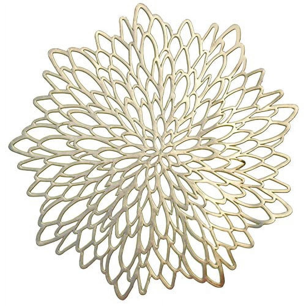" OCCASIONS " 20 Pieces Pack Pressed Vinyl Metallic Placemats / Wedding ...