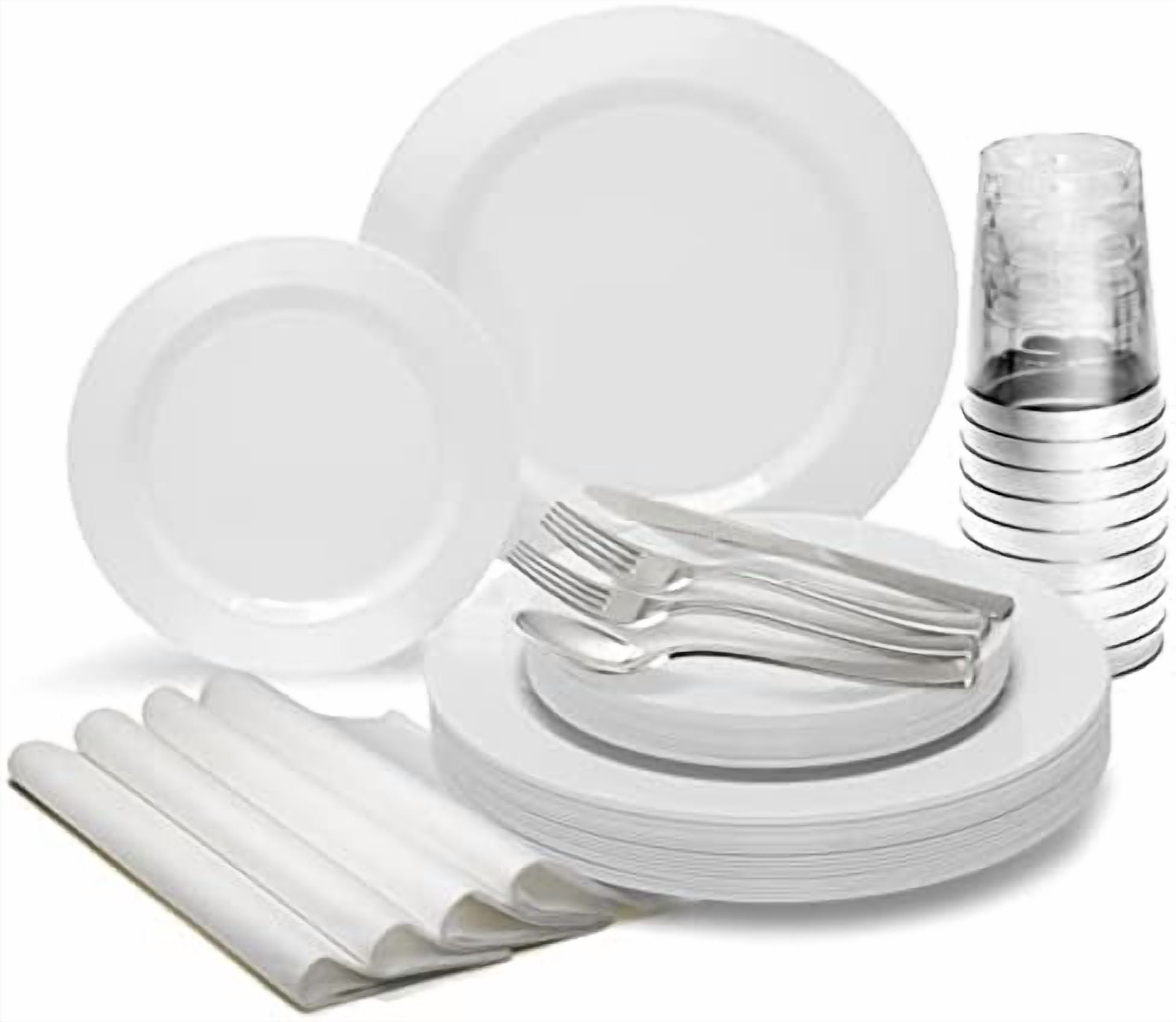 OCCASIONS 200 Piece set (25 Guests)-Heavyweight Wedding Party ...