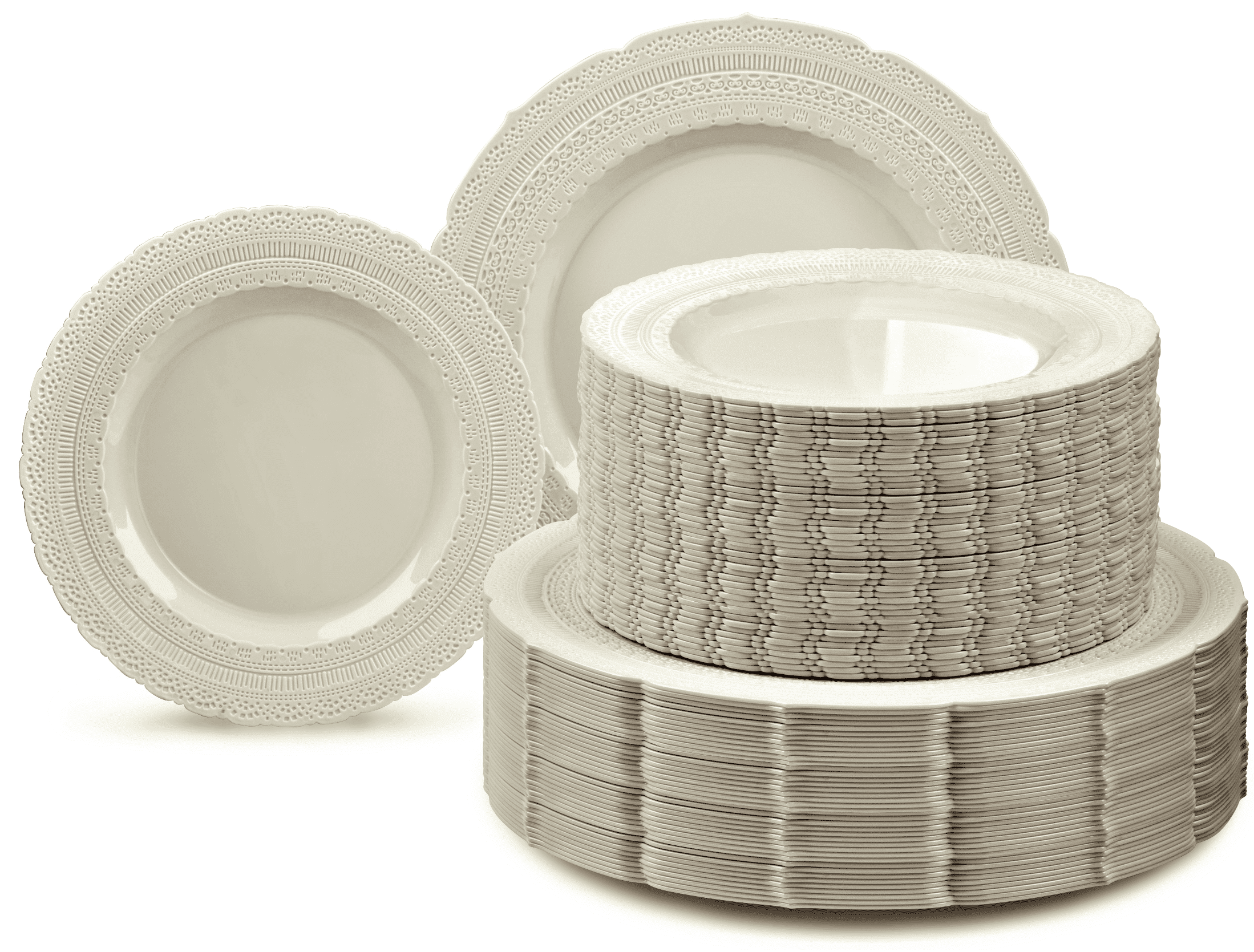 " OCCASIONS " 240 Plates Pack,(120 Guests) Extra Heavyweight Vintage ...