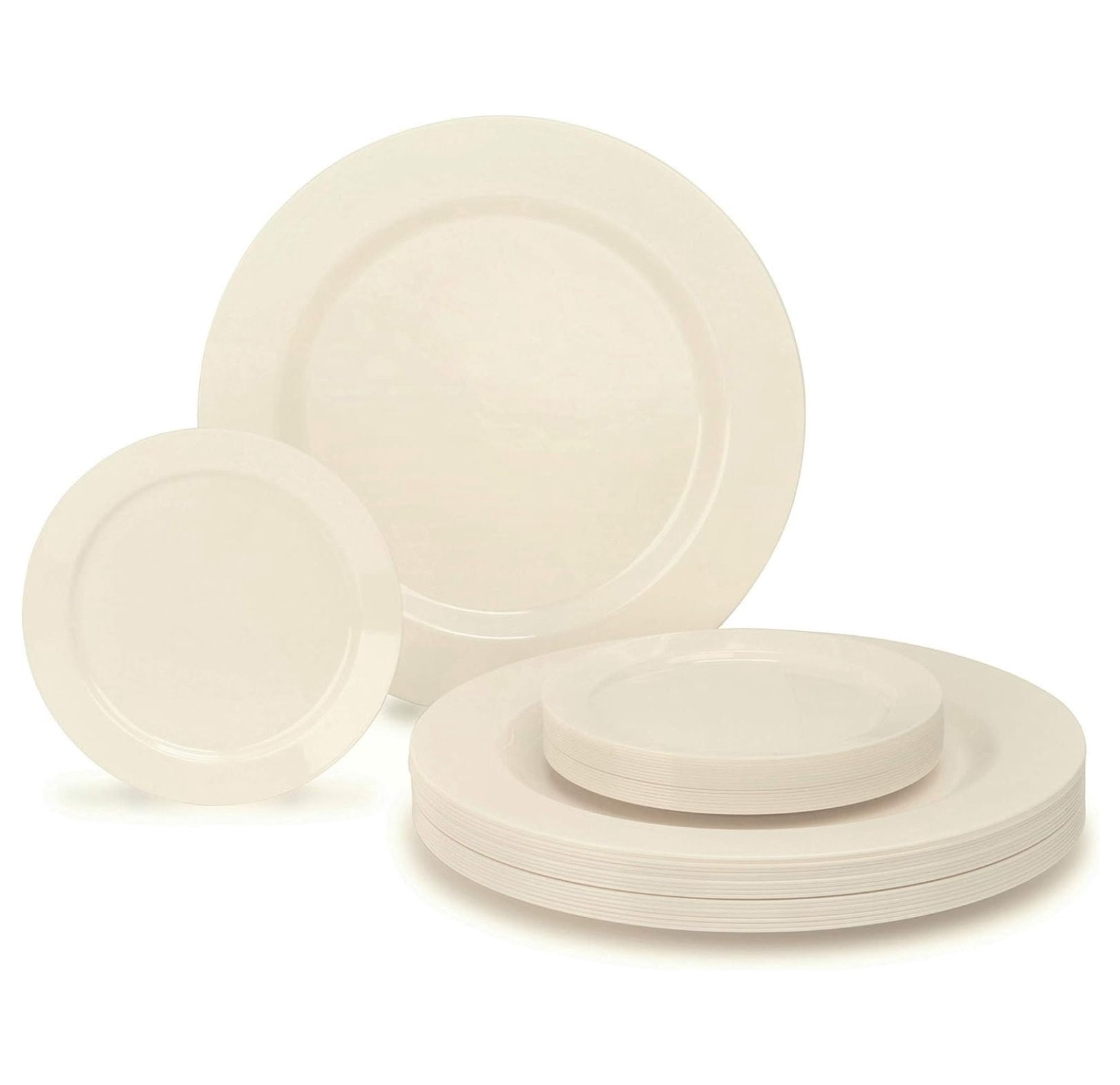 " OCCASIONS " 240 Plates Pack, Heavyweight Premium Disposable Plastic ...