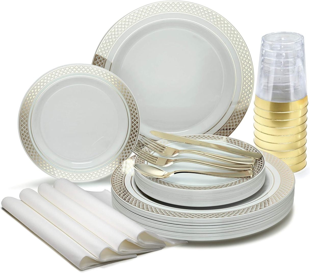 " OCCASIONS " 320pcs set (40 Guests)-Heavyweight Wedding Party ...