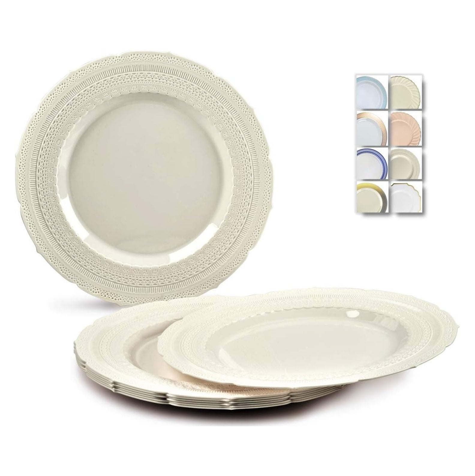 " OCCASIONS " 40 Plates Pack, Extra Heavyweight Disposable Vintage ...