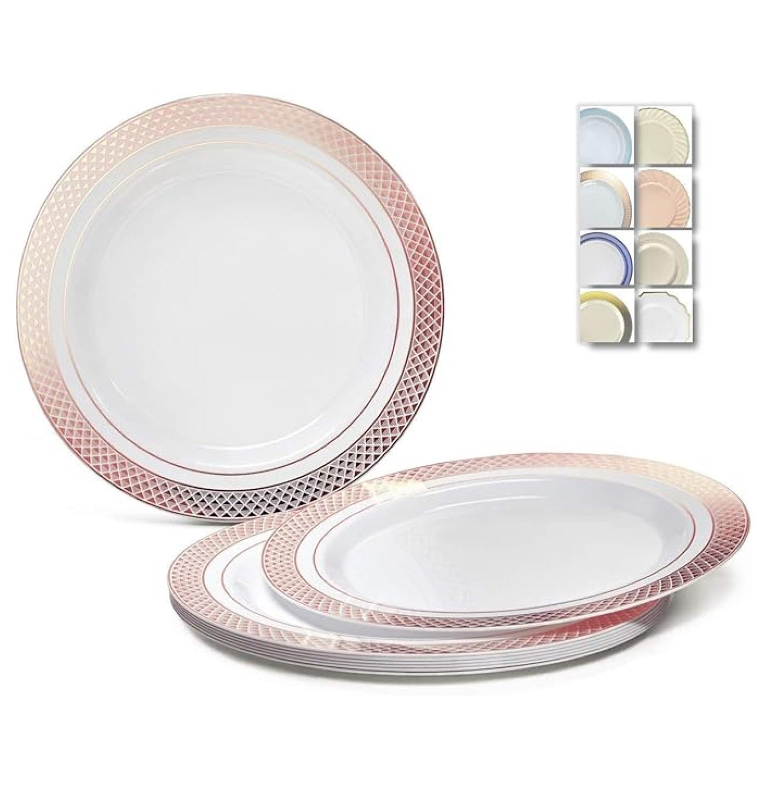 " OCCASIONS " 40 Plates Pack, Heavyweight Disposable Wedding Party ...