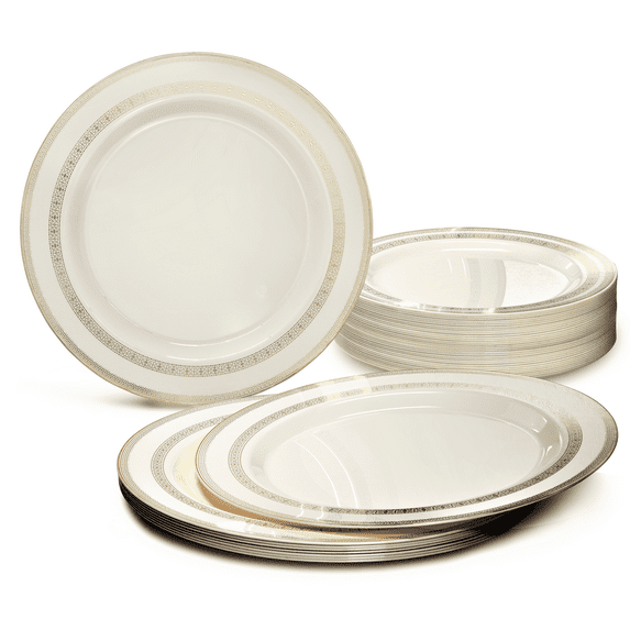 " OCCASIONS " 40 Plates Pack, Heavyweight Disposable Wedding Party ...