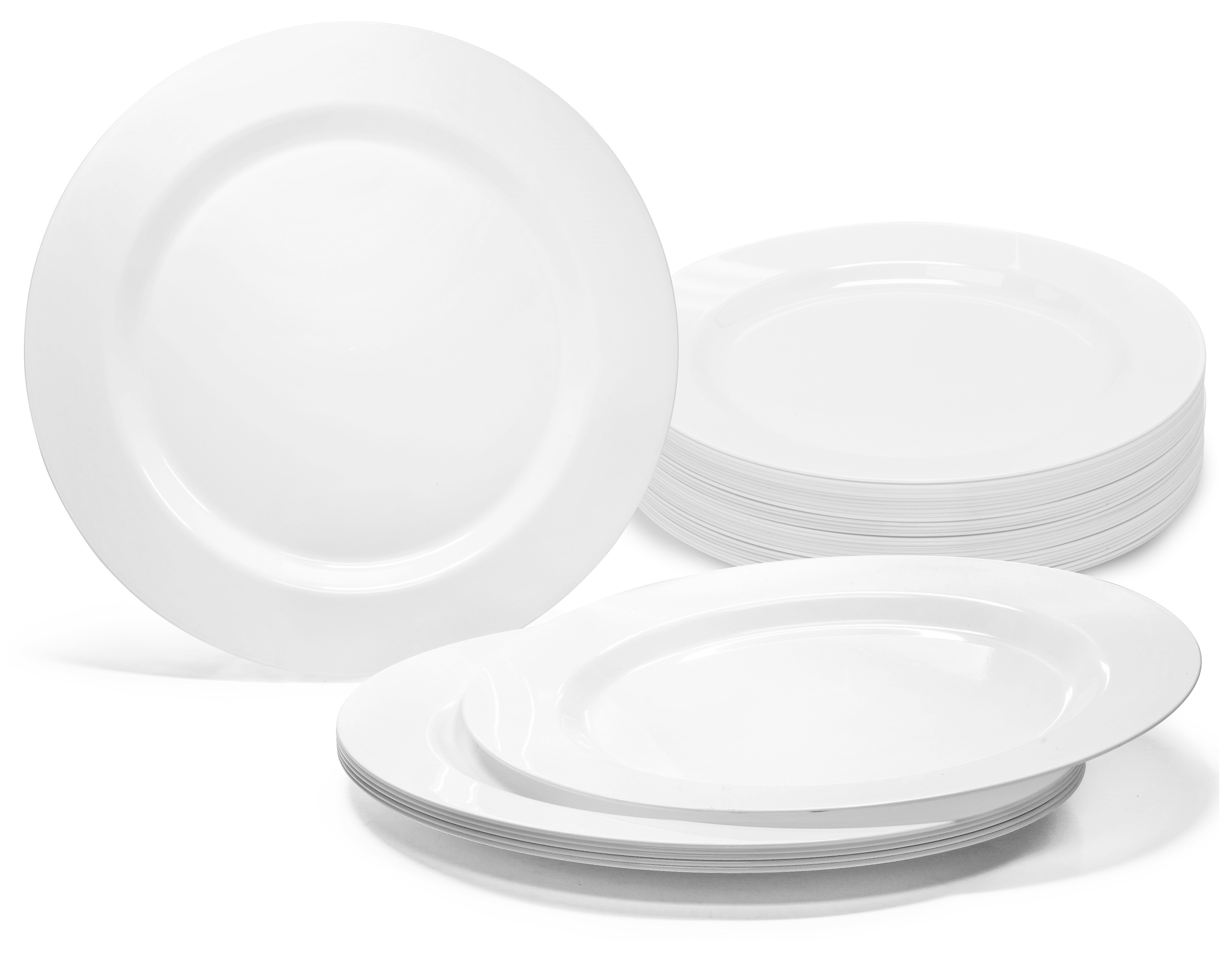 " OCCASIONS " 40 Plates Pack, Heavyweight Disposable Wedding Party ...