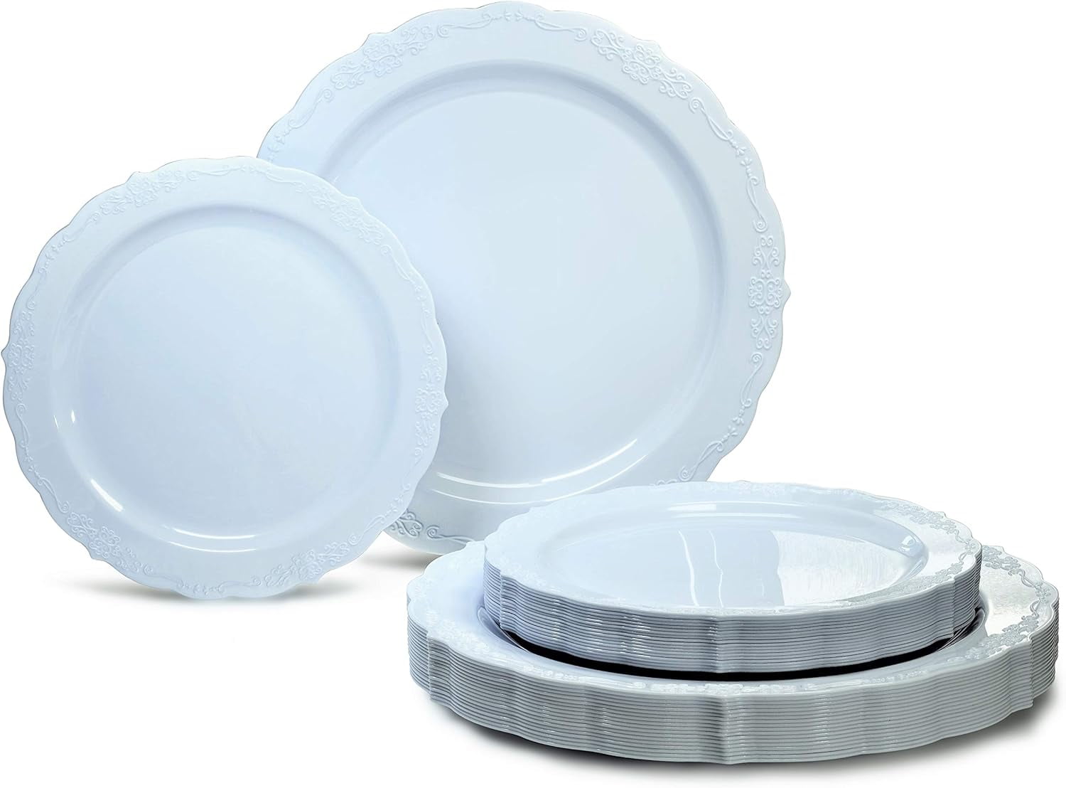 " OCCASIONS " 50 Plates Pack (25 Guests)-Vintage Wedding Party ...