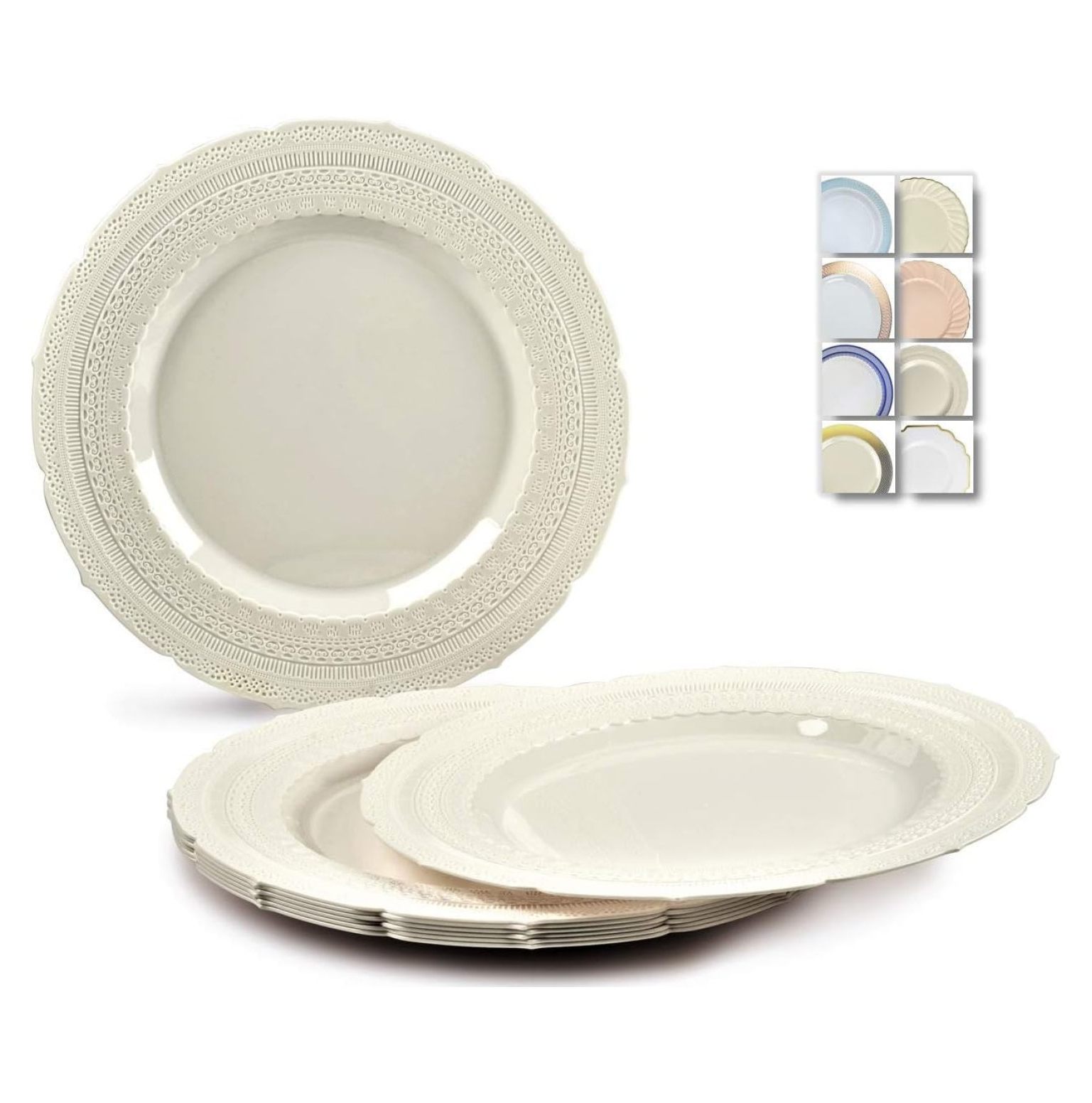 " OCCASIONS " 60 Plates Pack, Extra Heavyweight Vintage Wedding Party ...