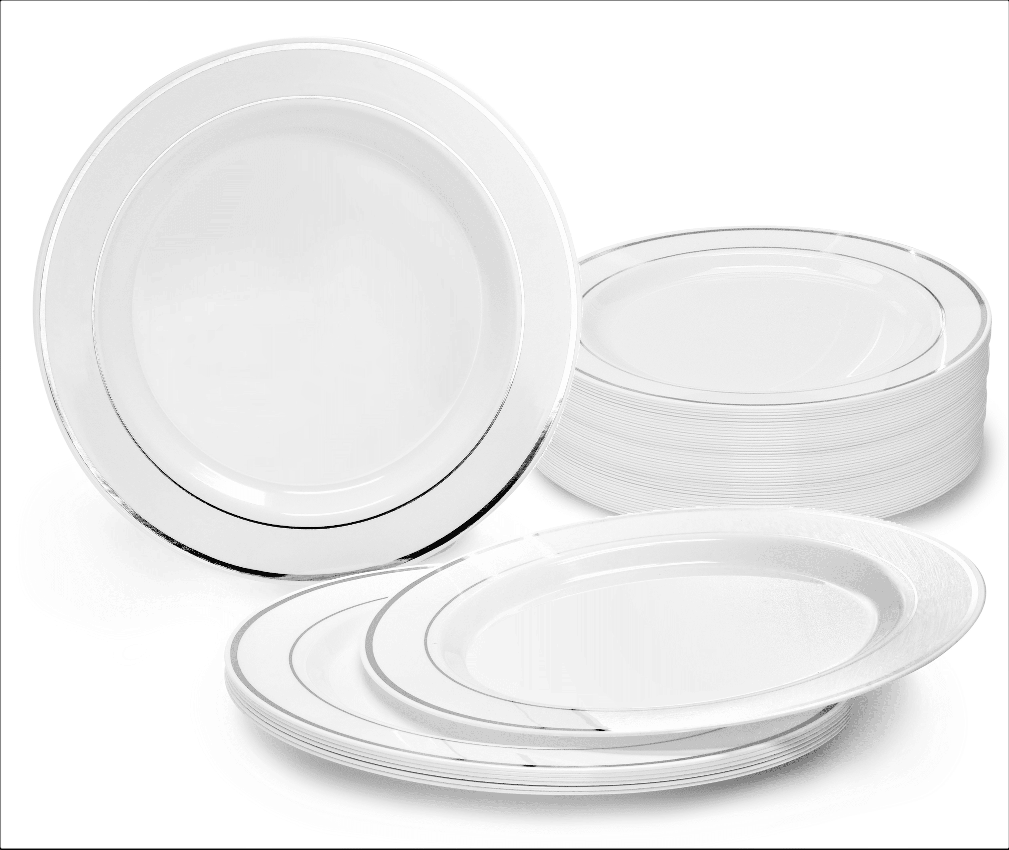 " OCCASIONS" 60 Plates Pack, Heavyweight Disposable Wedding Party ...