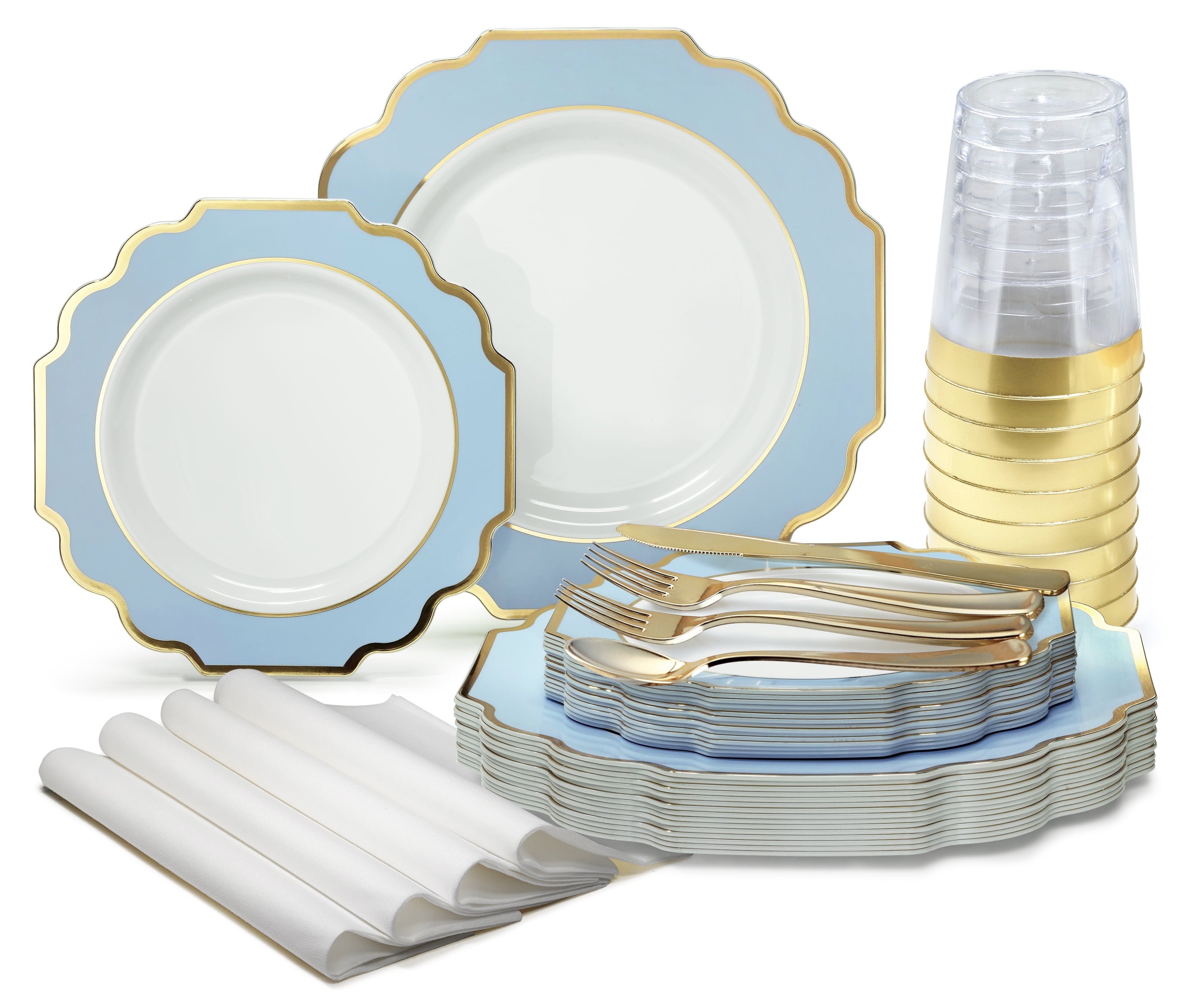 " OCCASIONS " 640 Piece set (80 Guests)-Heavyweight Wedding Party ...