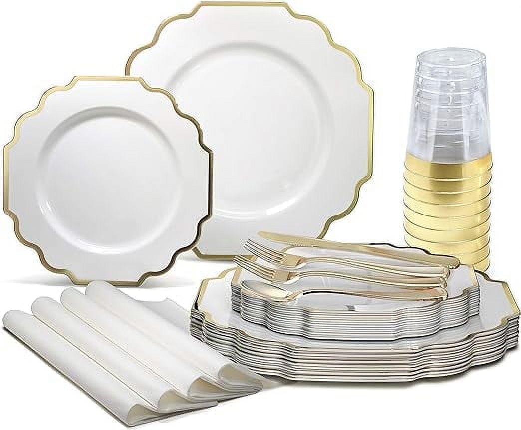" OCCASIONS " 640 Piece set (80 Guests)-Heavyweight Wedding Party ...