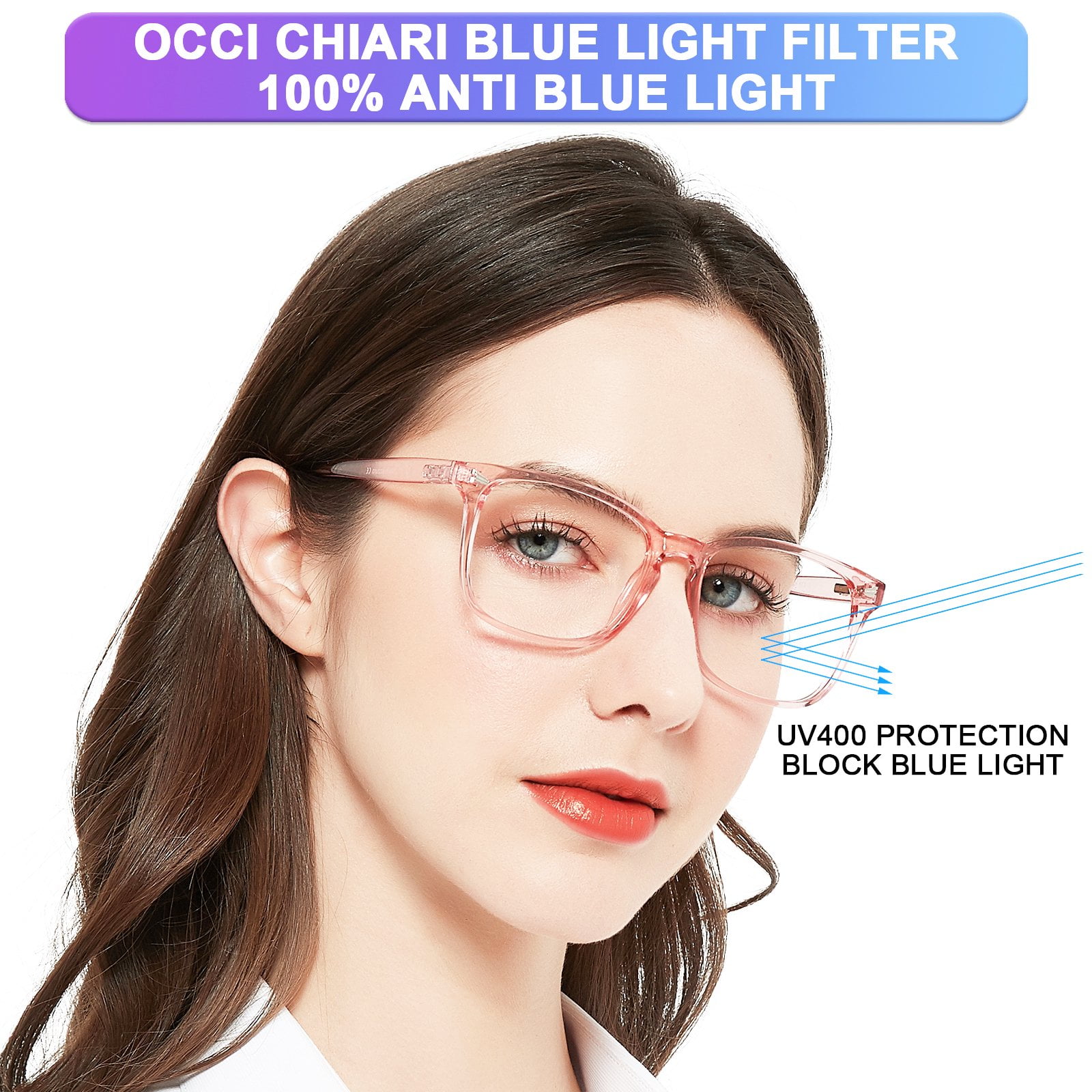 Occi Chiari Blue Light Blocking Reading Glasses Women 1 0 Square