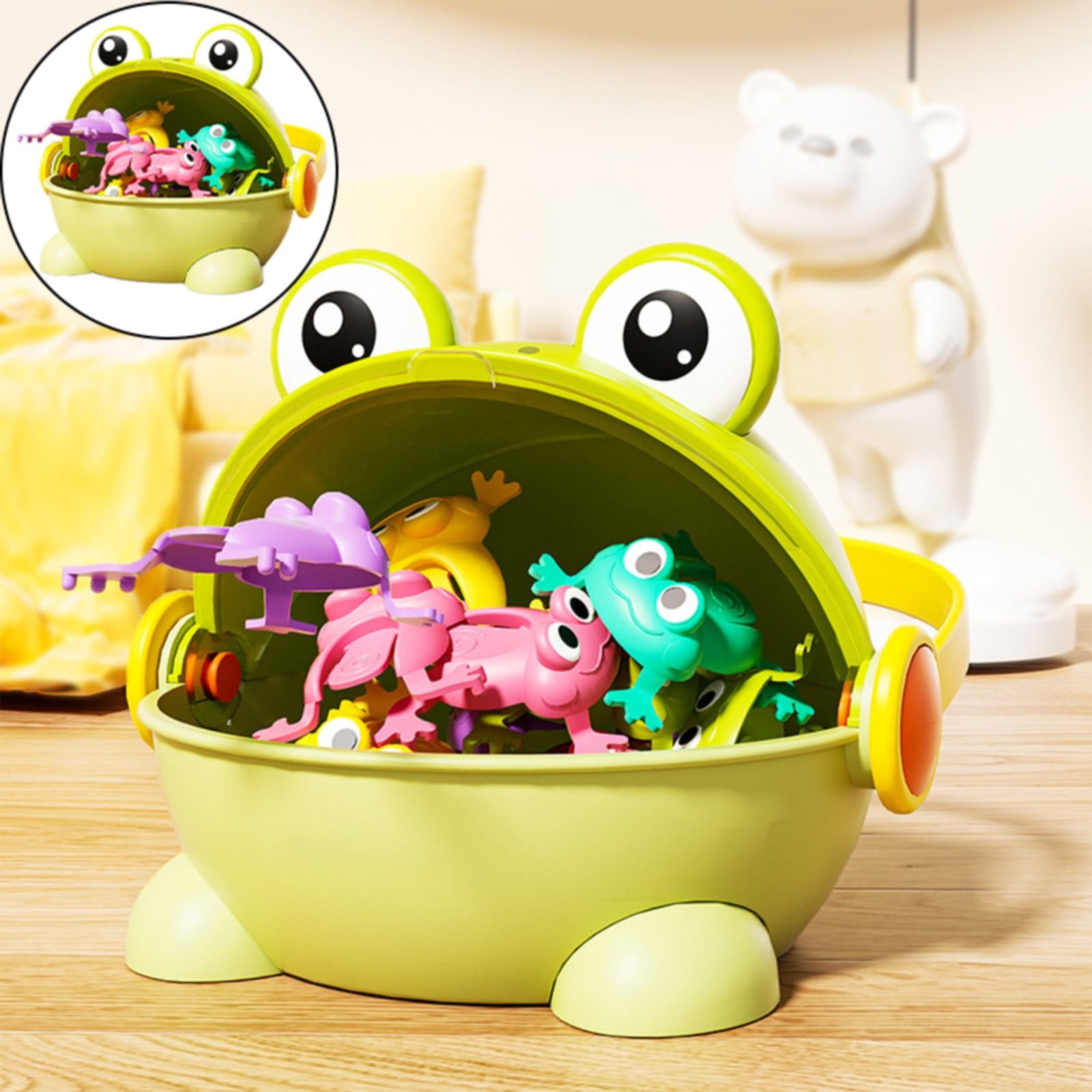 OCCOKO Jumping Frog Toy Kid Interactive Flinging Toy | Assorted Colors ...