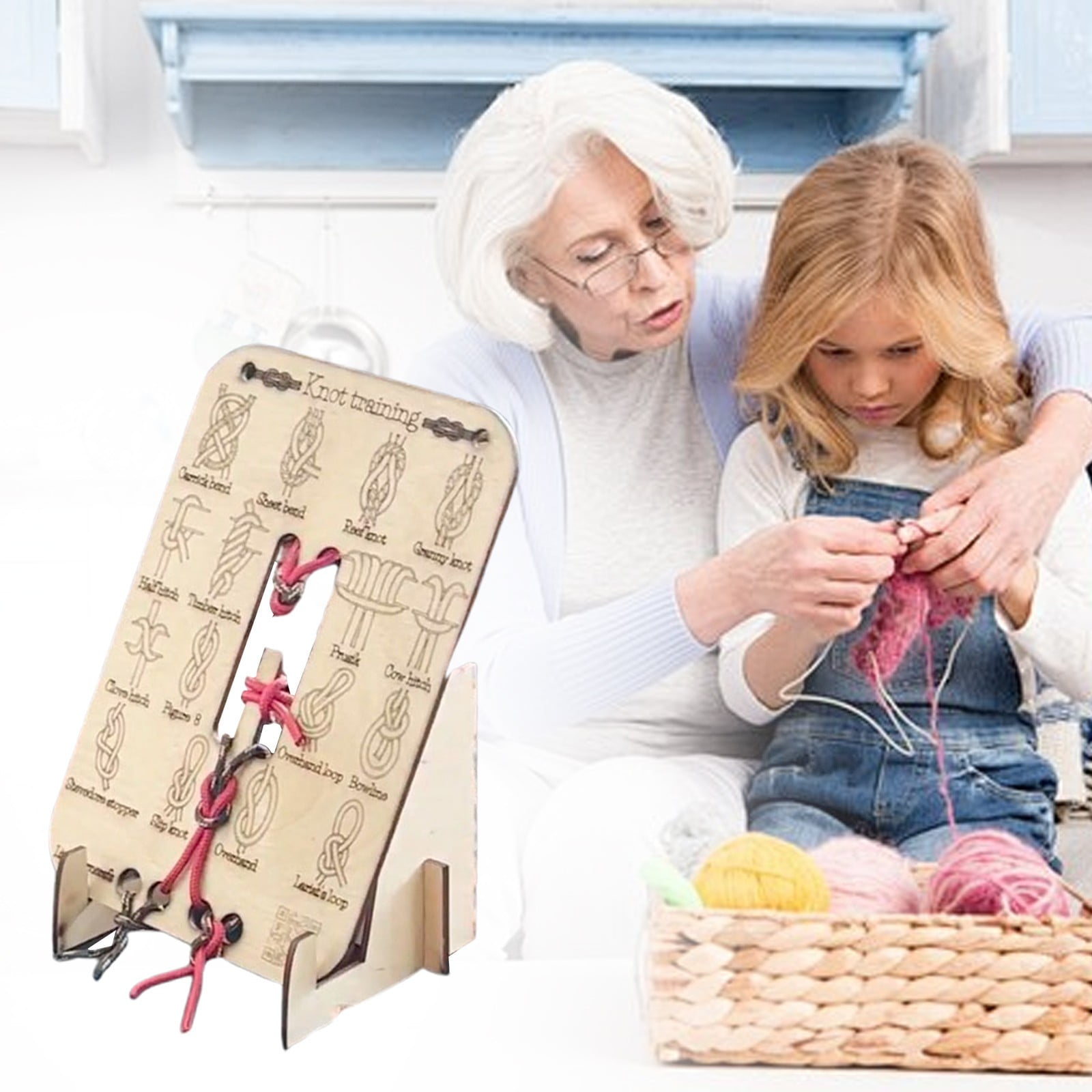 OCCOKO Learn Knot Training Board Knot Tying Board Kit Hands On Training ...