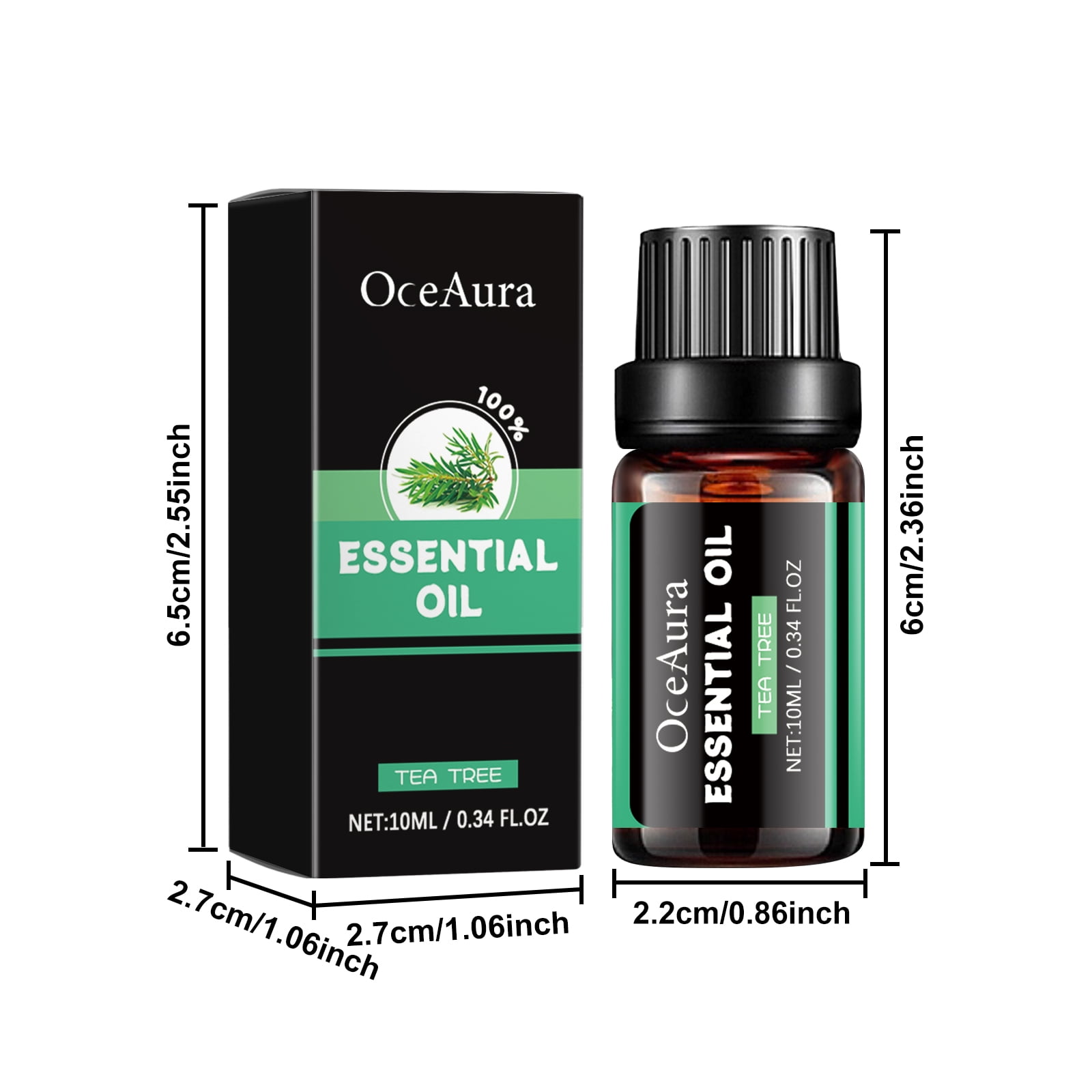 OCEAURA Tea Tree Essential Oil, Body Moisturizing Soft And Smooth Skin ...