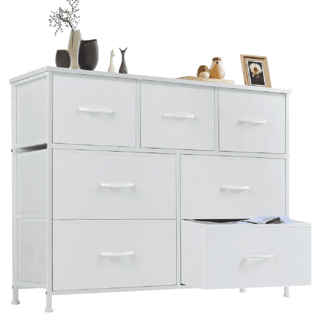 OCHAPA 7-Drawer Fabric Storage Tower for Bedroom, Hallway, Entryway ...