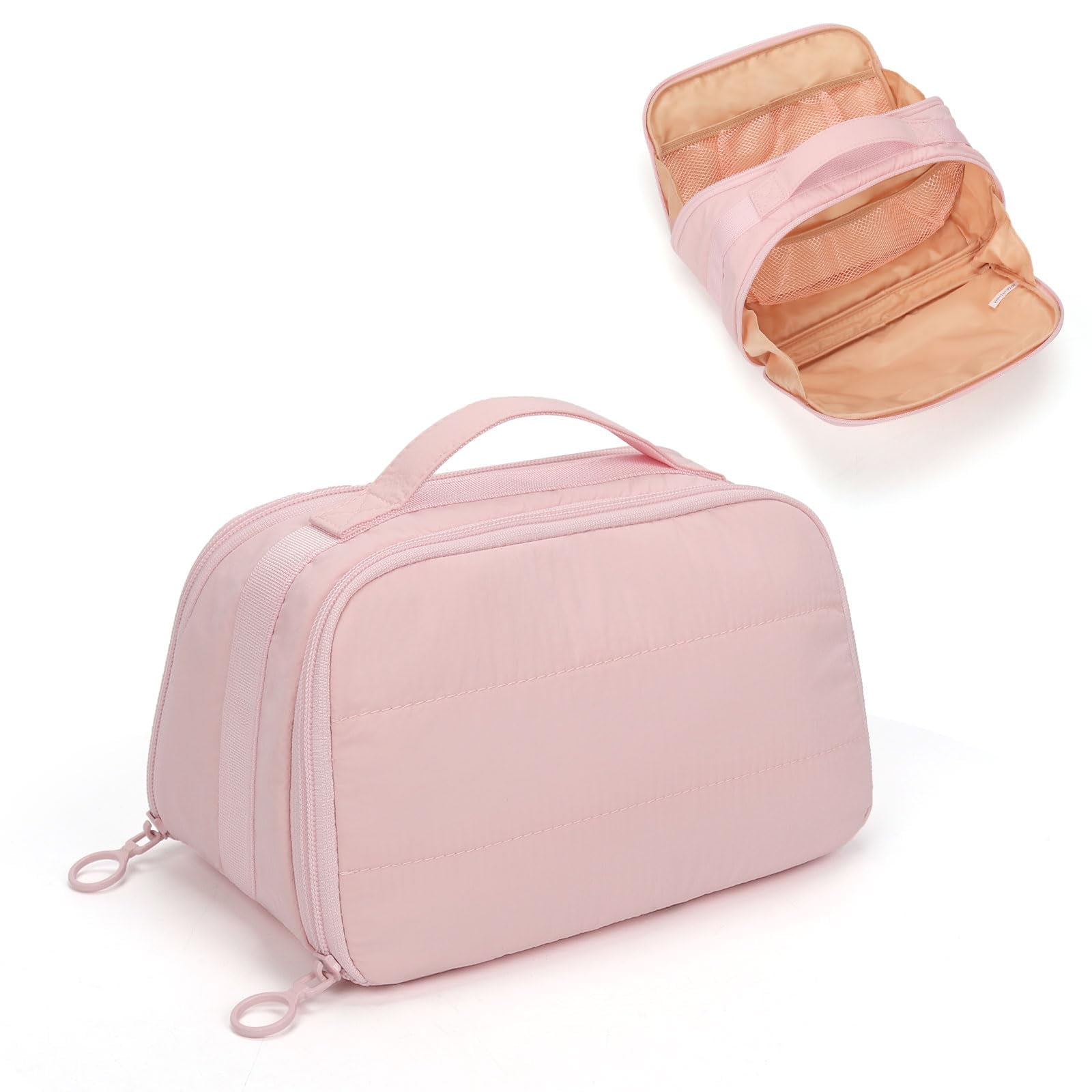 OCHEAL Travel Makeup Bag SSF20 - Wide Open Cosmetic Bag for Women Make ...