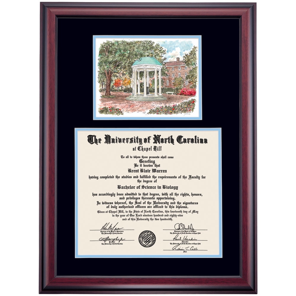 OCM Diploma Frame for University of North Carolina UNC-Chapel Hill ...