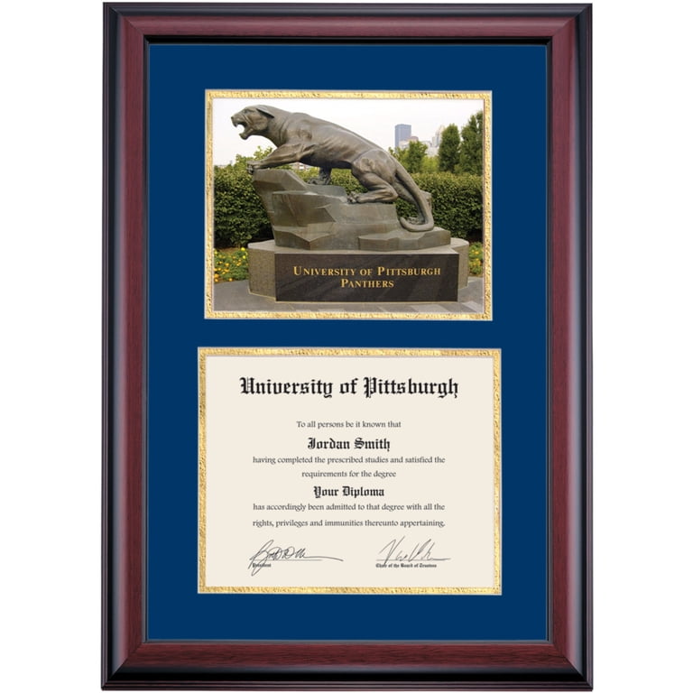 Diploma Of University Of Pitt University Of Pittsburgh Diploma Frame