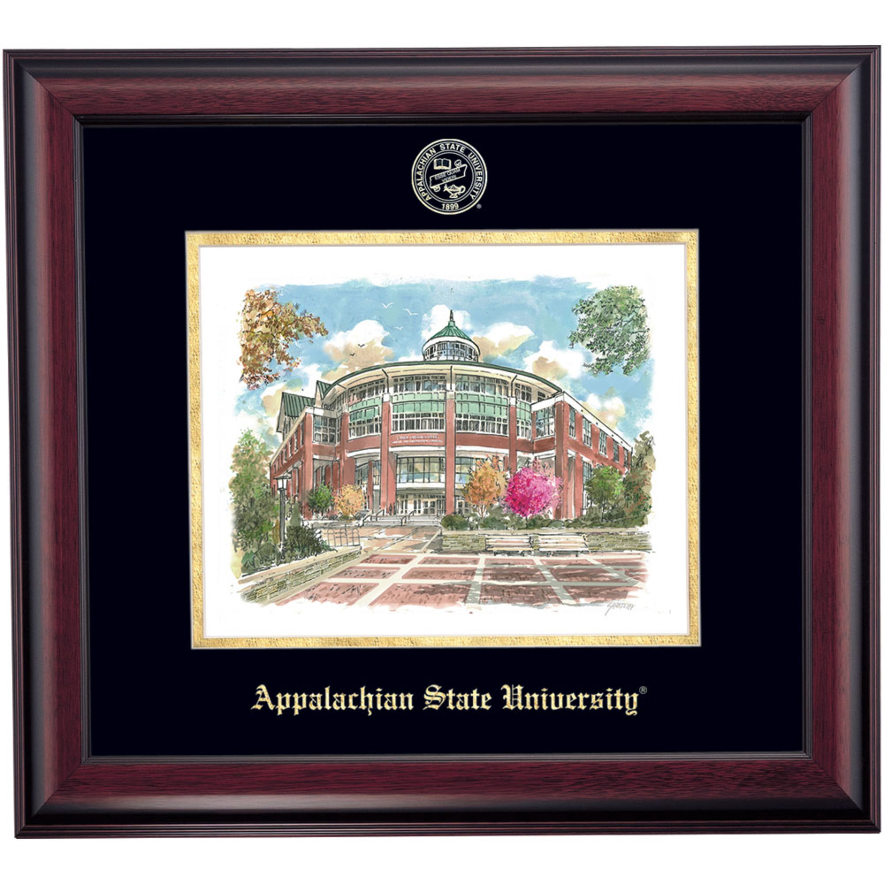 OCM Prestige 16" x 18" Framed Artwork, Appalachian State University ...