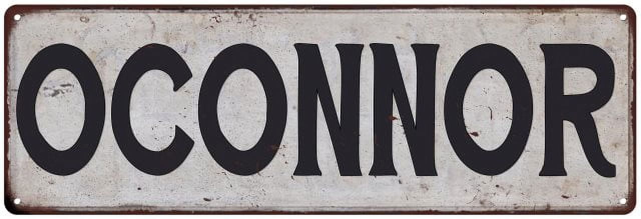 OCONNOR Vintage Look Rustic Chic Metal Sign 8x24 108240036697 - Walmart.com