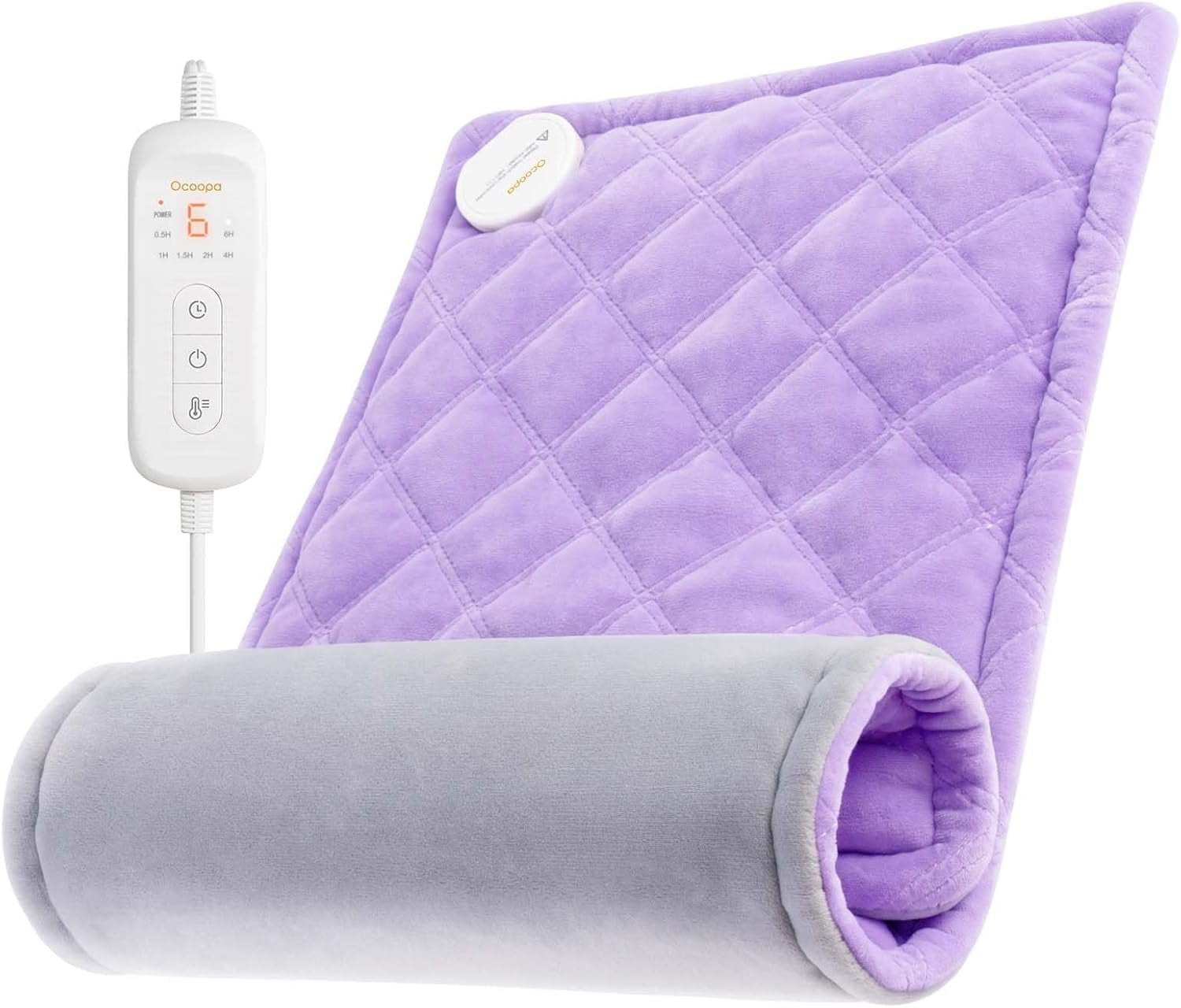 OCOOPA Graphene Heating Pad, First-Ever 8-Layer Ultra Rapid Heat,6-Hour ...