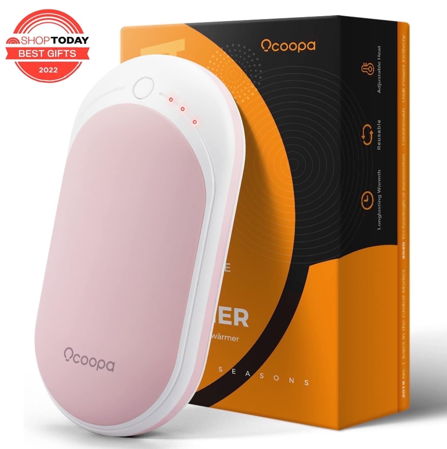 OCOOPA USB Powered Hand Warmers, 5200mAh Rechargeable, Ideal for Men ...