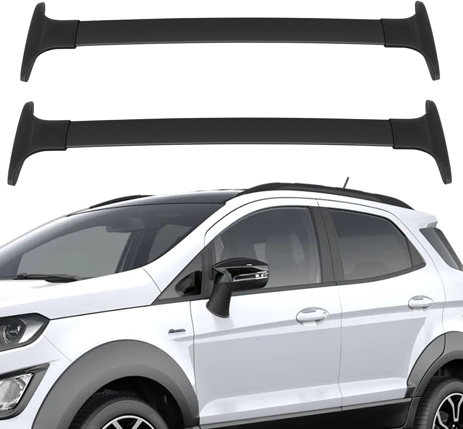 OCPTY Roof Rack Crossbars Fit for Ford Ecosport 2013-2022 Cargo Bars for Cargo Carrier Bag ...