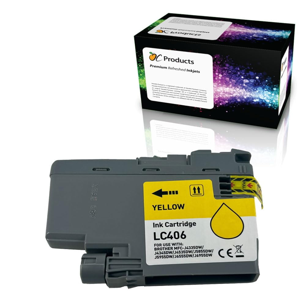 OCProducts Compatible Ink Cartridge Replacement for Brother LC406 ...